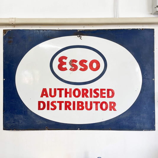 Large Esso Enamel Sign | Salvage Place